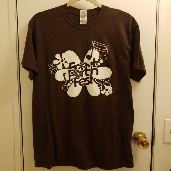 Gildan | Tops | Final Price Front Porch Festival Shirt Size M | Poshmark